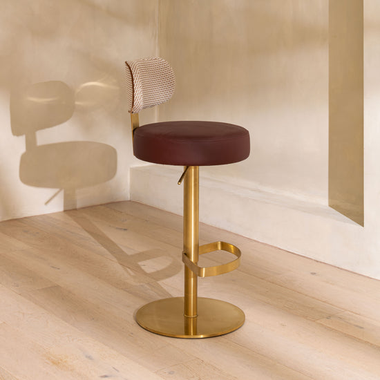 Bower Tailored Bar Stool | Pierre Frey & Frontier – Burbeck At Home